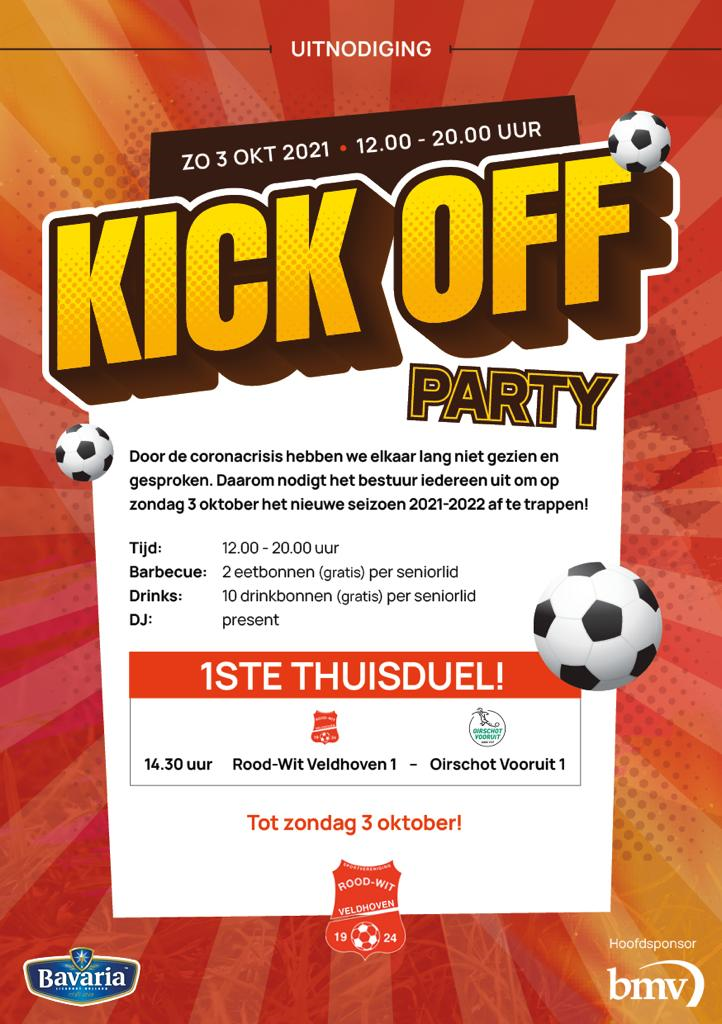 Kick-off party! | S.V. Rood-Wit Veldhoven