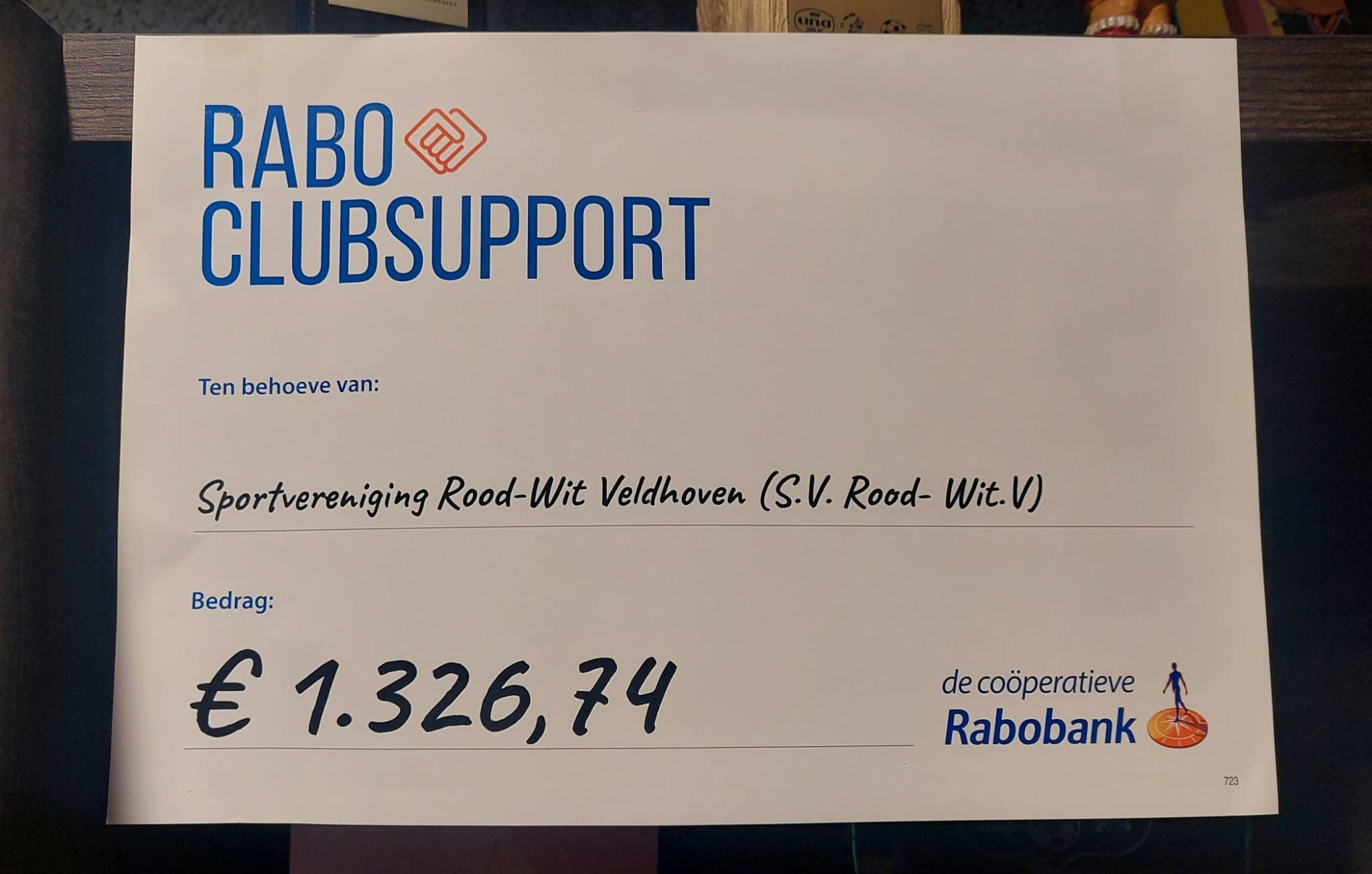 Rabo ClubSupport 2024 | S.V. Rood-Wit Veldhoven